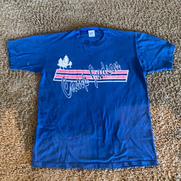 Shirts | Camp Judson Camp Shirt Cobalt Blue With Pink | Poshmark